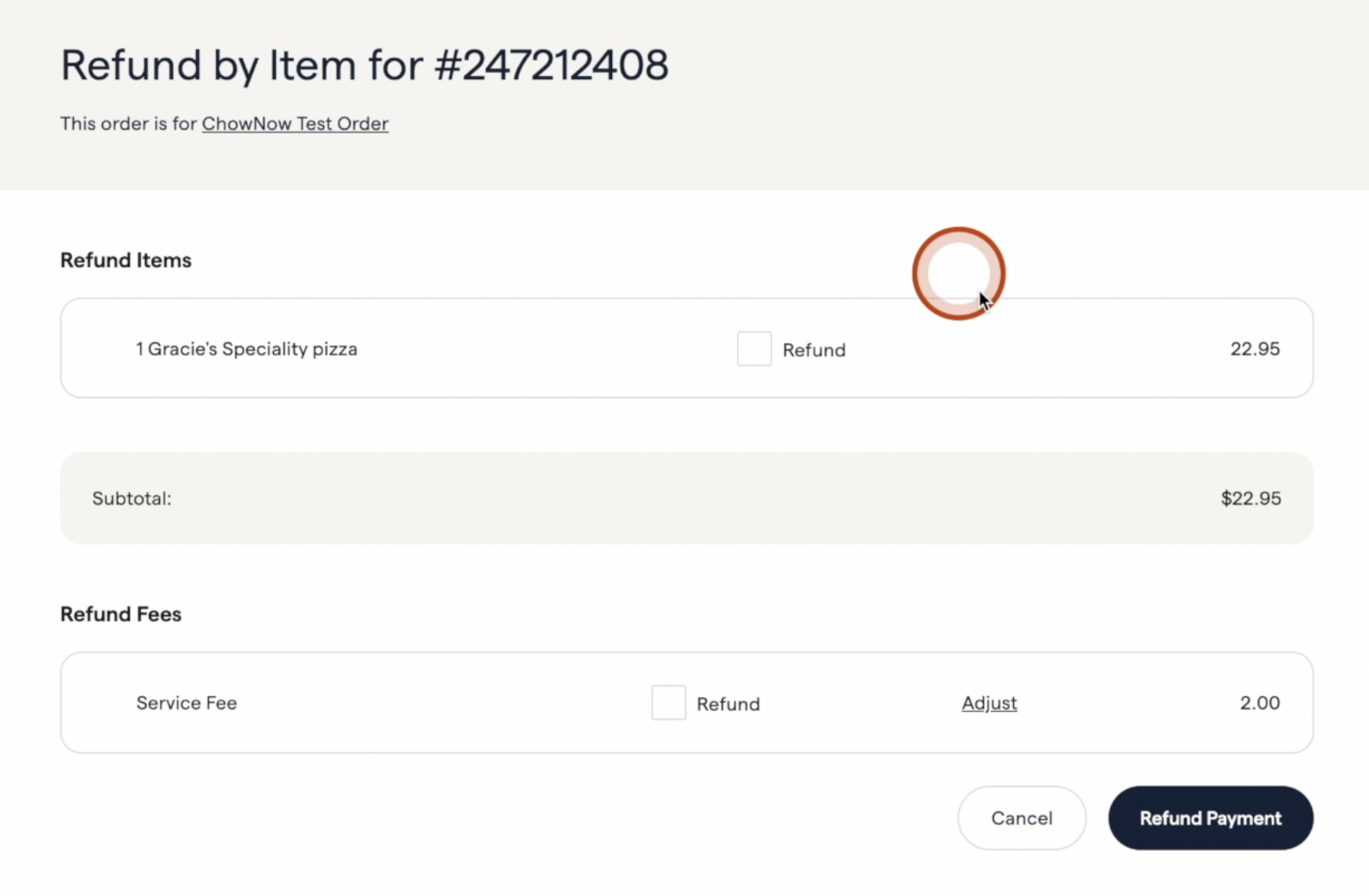 How does my restaurant process refunds for ChowNow orders? - ChowNow
