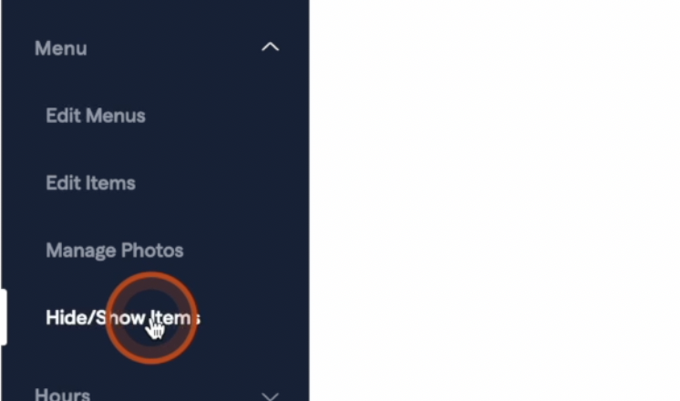 How do I 86 items when I run out of ingredients? - ChowNow