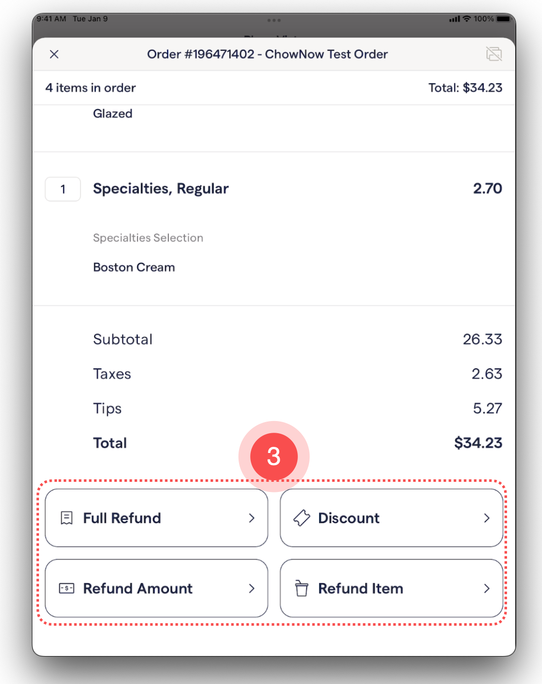 How do I refund an order on the ChowNow Business Manager app? - ChowNow
