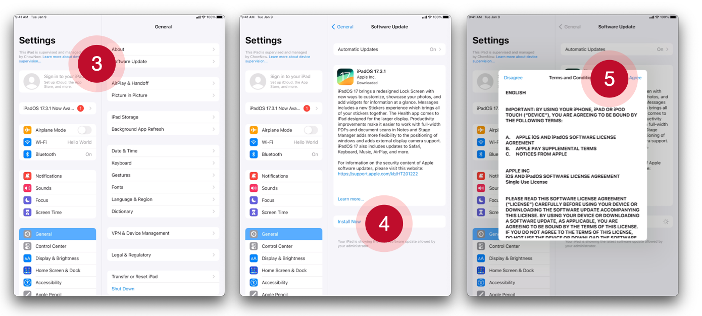 What do I do if my tablet is telling me there is a recommended or ...